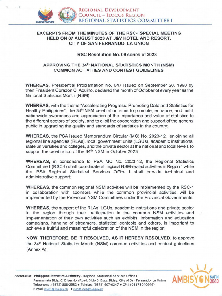 RSC Resolution No.09, S. 2023 - Merged | PDF