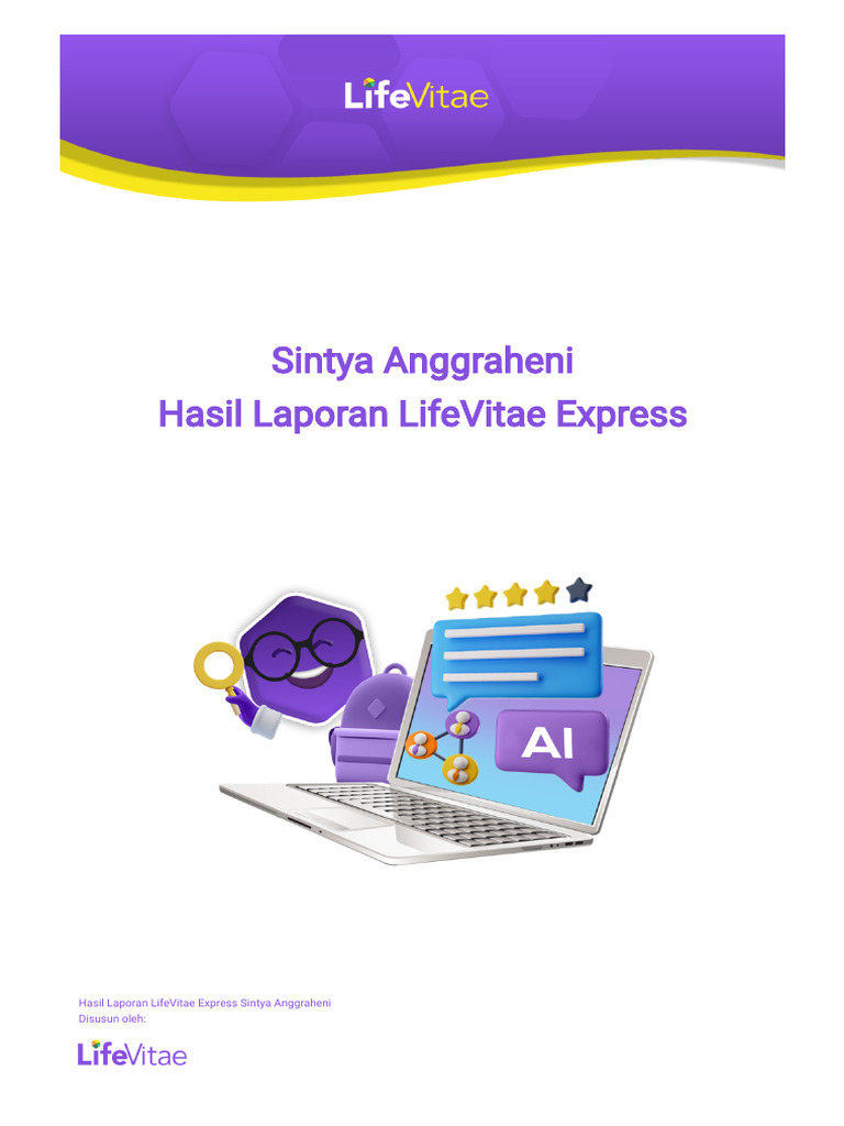 Hasil Laporan LifeVitae Sintya Anggraheni | PDF | Pengembangan Diri
