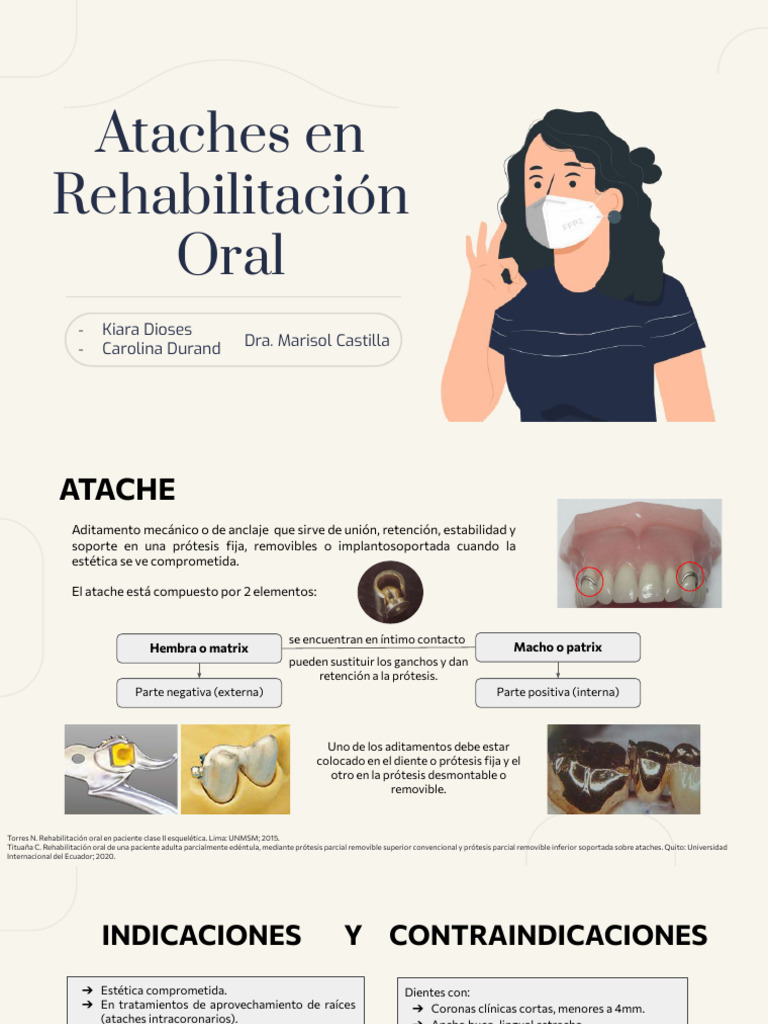Ataches en Prótesis Dental: Tipos y Usos | PDF | Dentadura postiza ...