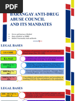 Barangay Drug Clearing Program: Checklists, Certifications and Other ...