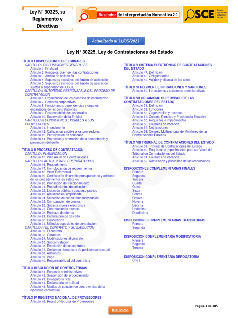 Buscador de Interpretación Normativa - Artículos de La Ley y Directivas ...