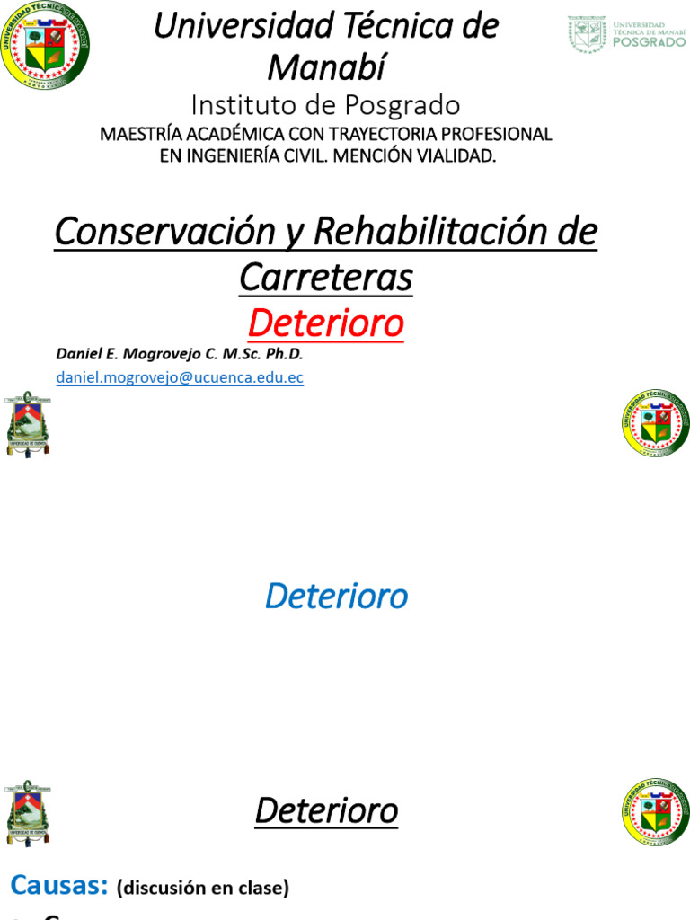 6 MIVT TCYGC Deterioro Sábado 8 Jul 12am A 2pm | PDF | Corrosión ...