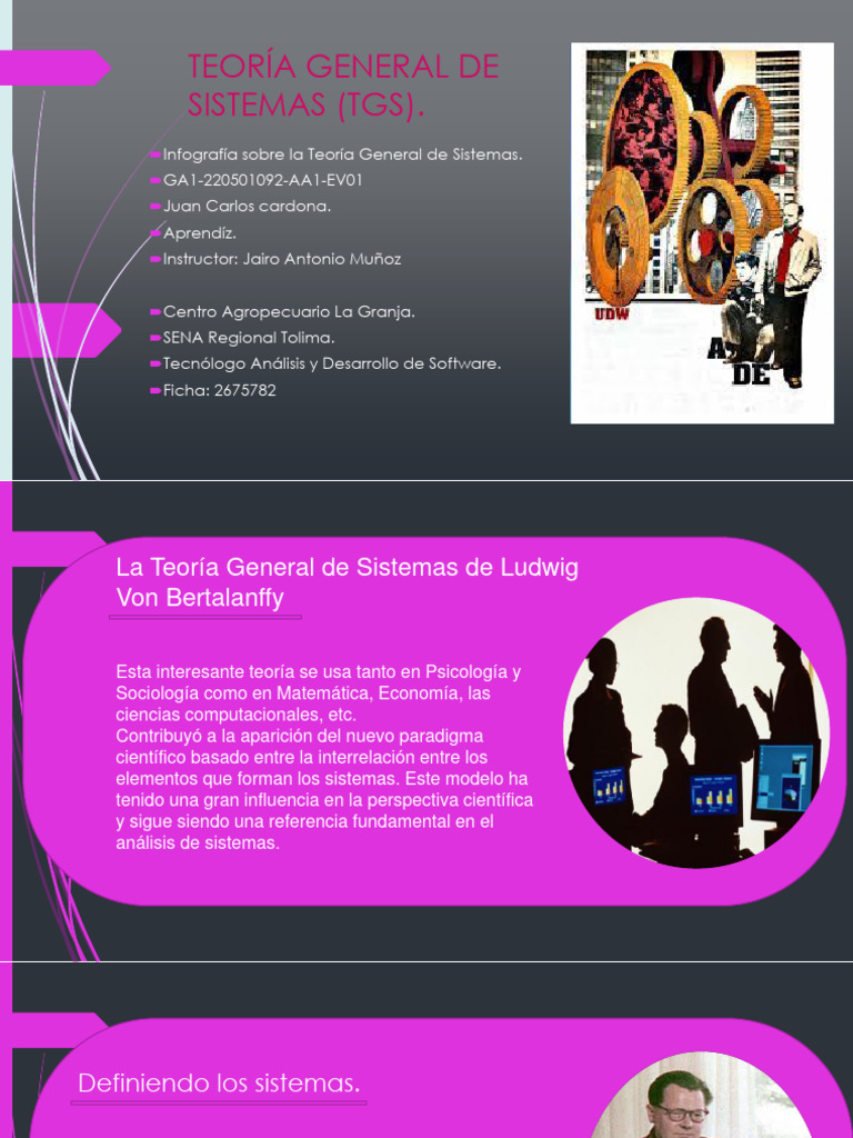 Infografía sobre la Teoría General de Sistemas. | PDF | Teoría de ...