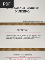 Emergency Nursing Notes | PDF | Emergency Department | Burn