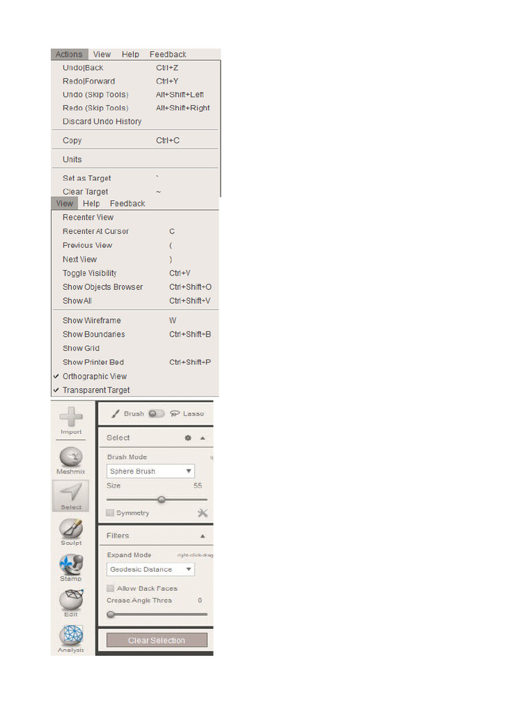 Manual Meshmixer | PDF