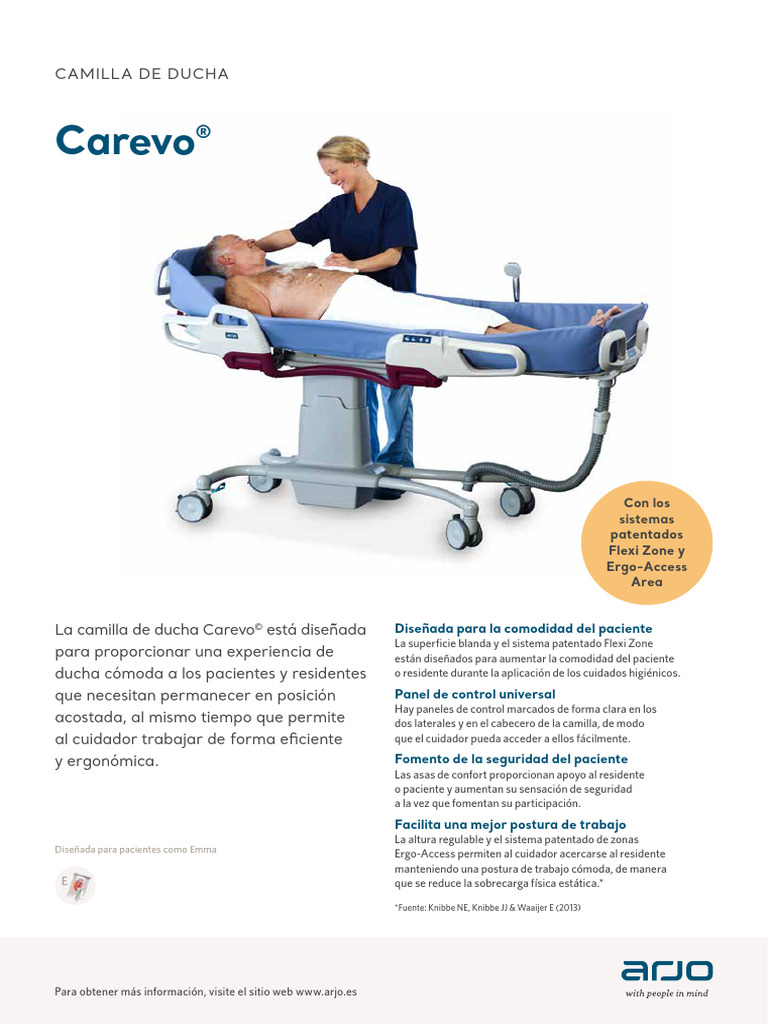 Arjo - Carevo Flyer.1.1.ES - Es | PDF | Factores humanos y ergonomía ...