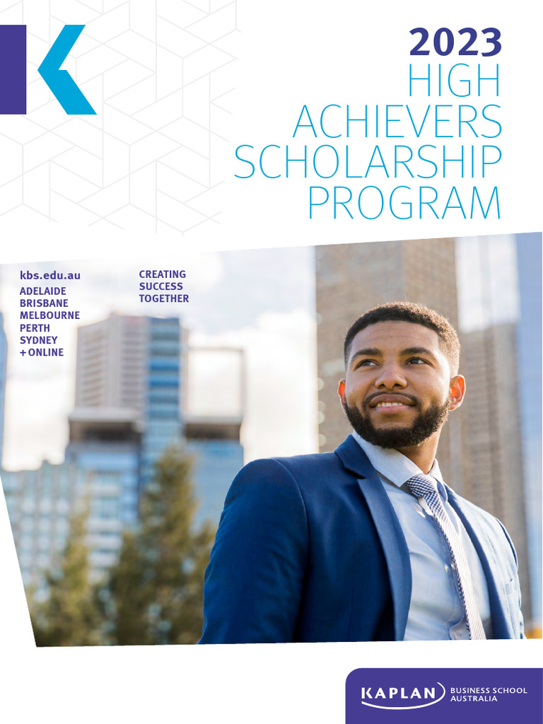 2023 High Achievers Scholarship Guide | PDF | Bachelor's Degree | Diploma