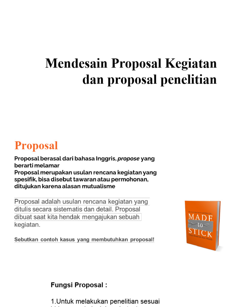 Proposal Materi (Autosaved) | PDF