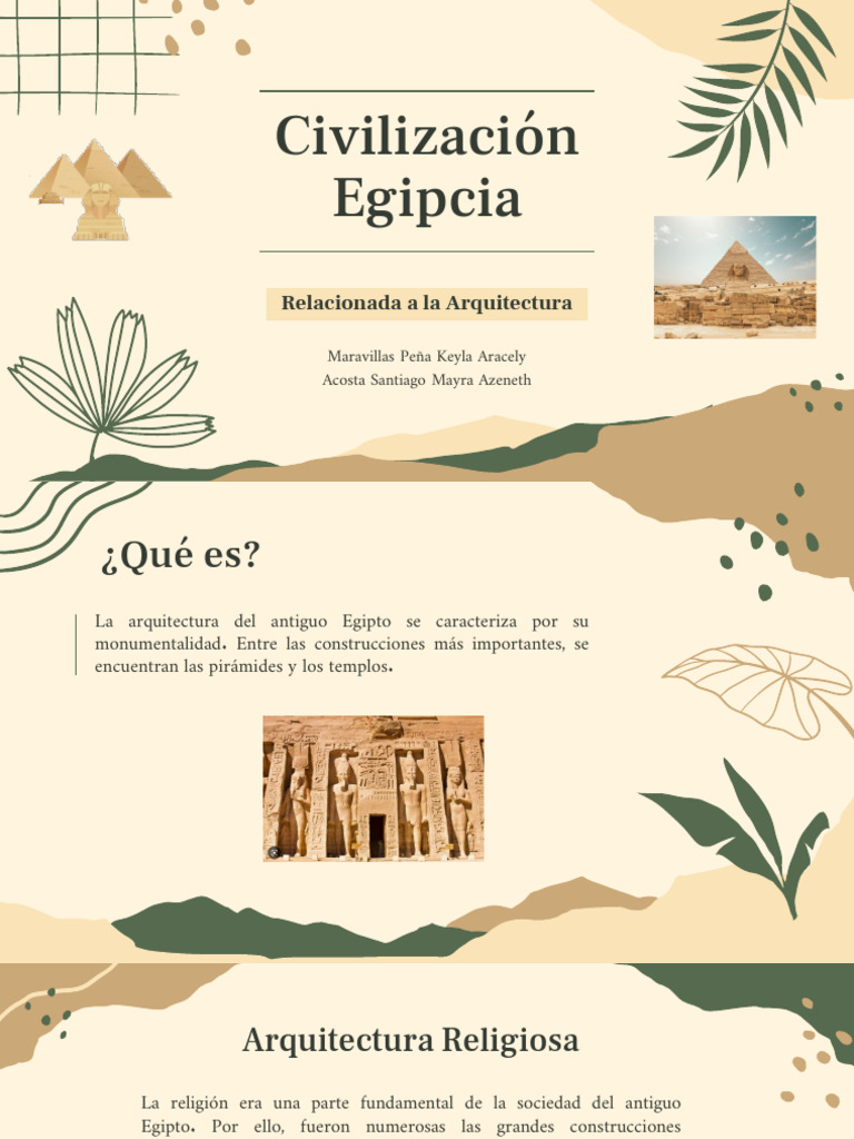 Arquitectura de la Civilización Egipcia | PDF | Antiguo Egipto | Pirámide
