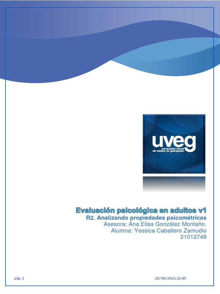 Validación de Escalas Psicométricas | PDF | Validez (Estadísticas) | Alfa de Cronbach