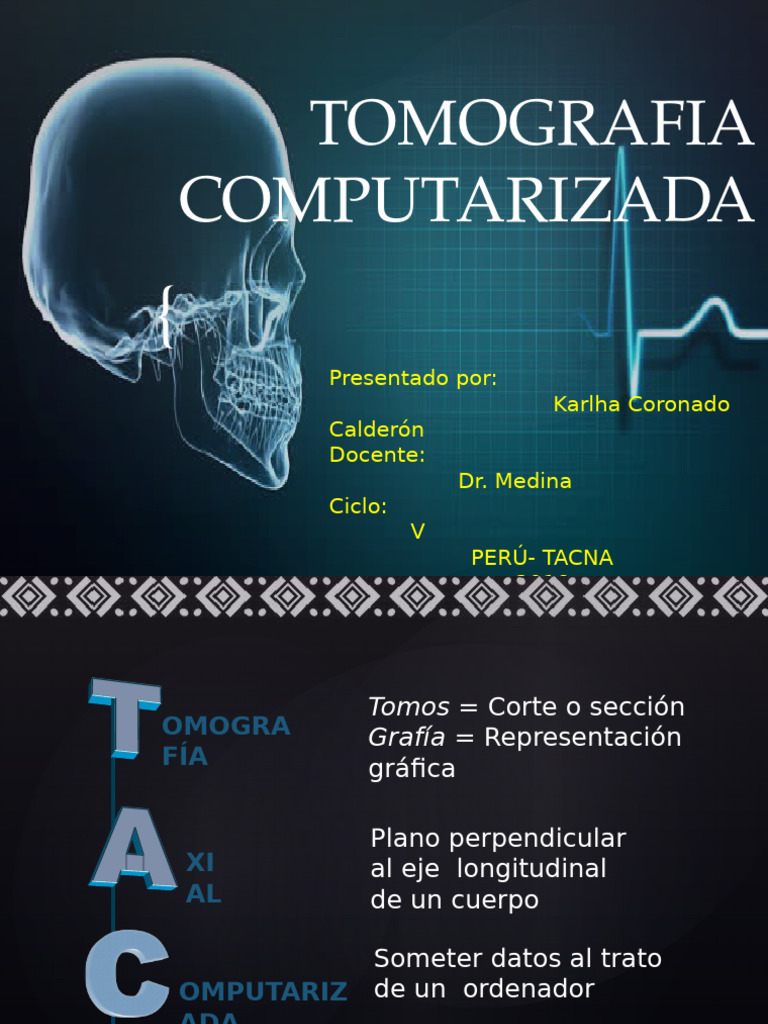 Tomografía Computarizada: Guía Completa | PDF | Ct Scan | Medicina CLINICA