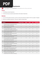 LEADERSHIP STYLE QUESTIONNAIRE (Northouse 2009) - Original | PDF ...