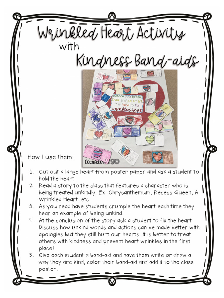 Wrinkled Heart Activity Kindness Band - Aids | PDF | Intellectual ... Wrinkled Heart Activity Kindness Band - Aids | PDF | Intellectual ...