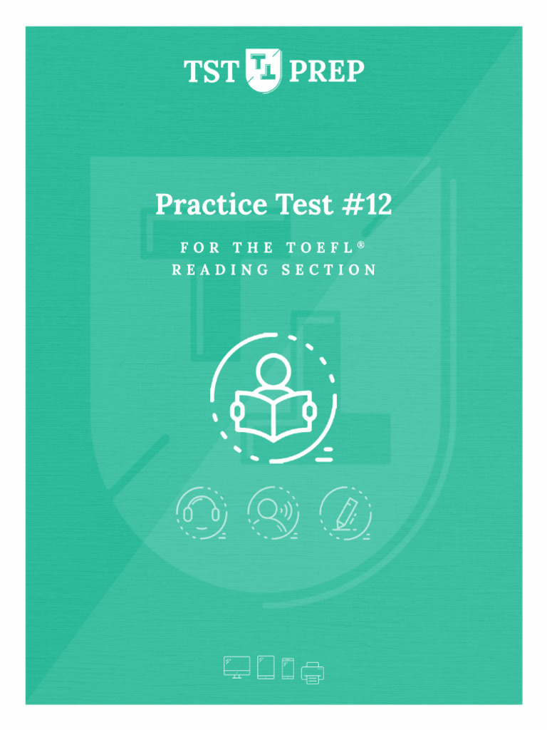 01.12, TST Prep Test 12, The Reading Section | Download Free PDF ...