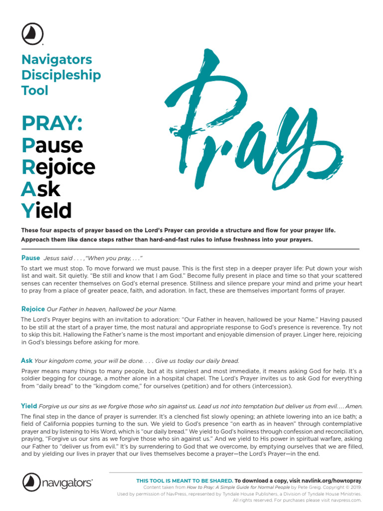 How To Pray | PDF | Prayer | Lord's Prayer