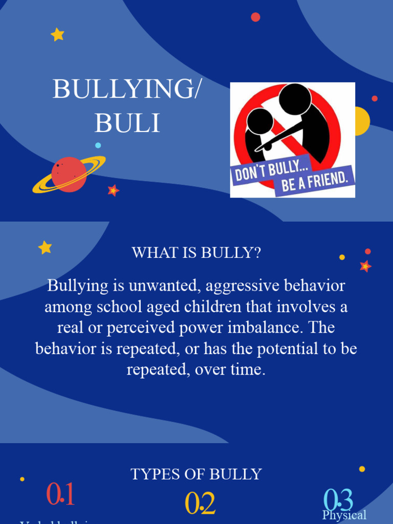 Ceramah Buli 1 | PDF | Bullying | Psychological Concepts