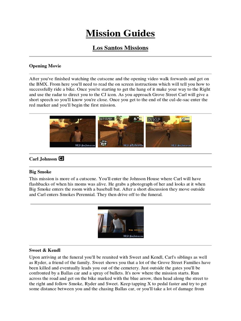 Mission Guides | PDF
