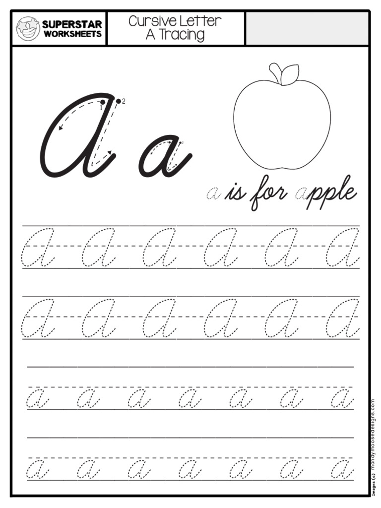Cursive Letter A | PDF