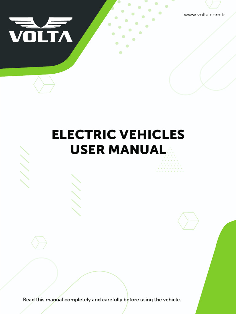 Electric Models User Guide EN | PDF | Vehicles | Manual Transmission