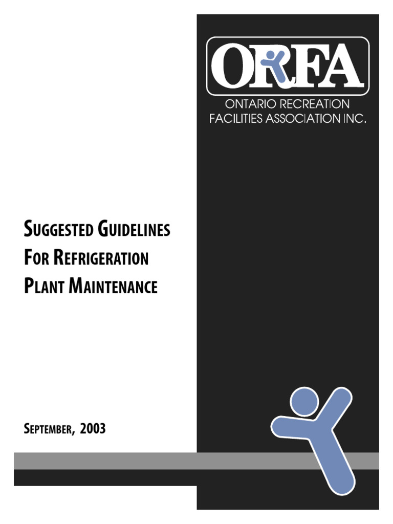 Refrigeration Plant Maintenance Manual | PDF | Valve | Pump