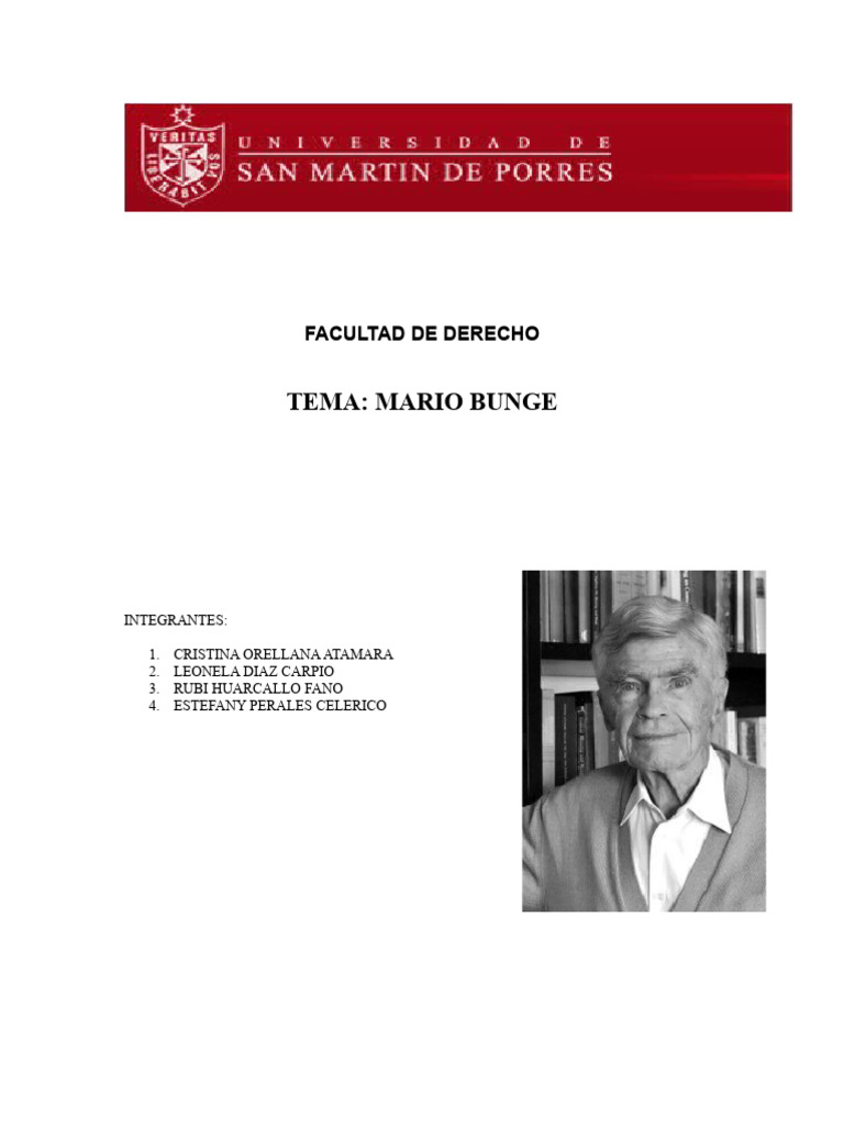 Mario Bunge | PDF