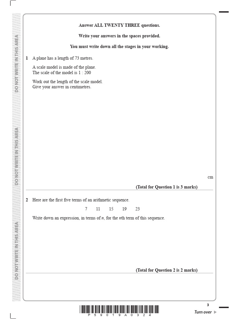 EDEXCEL-arithmetic Sequence-Part1 | PDF | Area | Mathematics