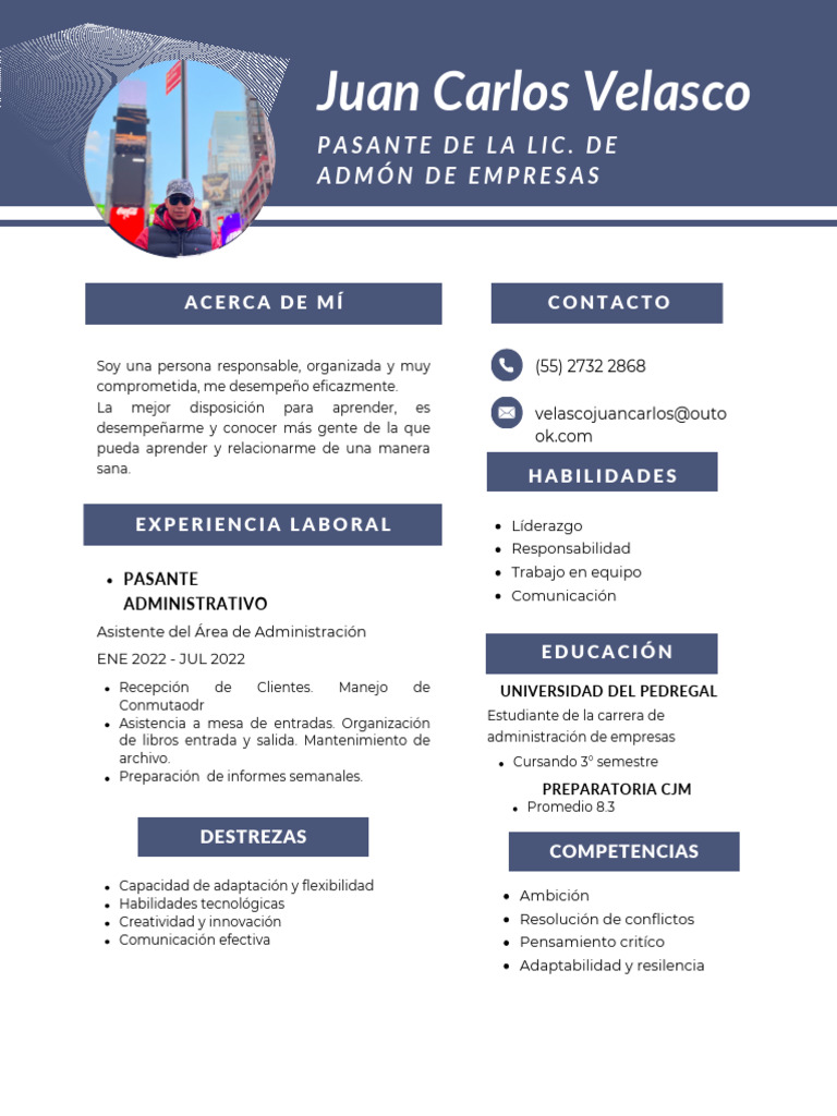 Currículum JC Velasco | PDF