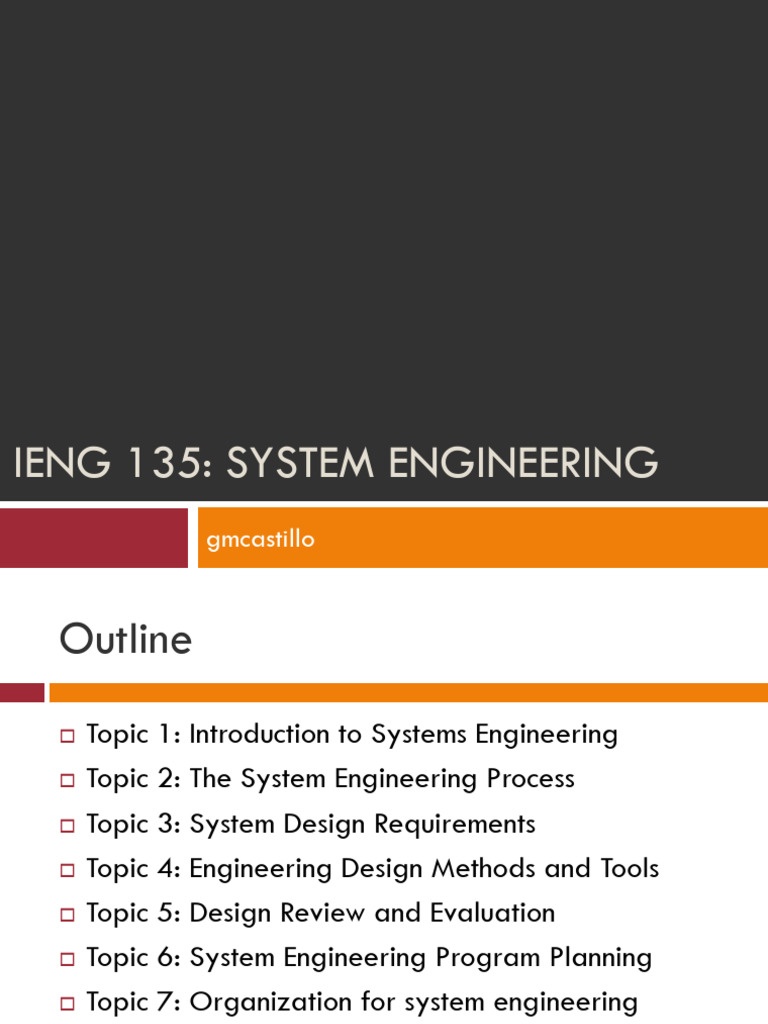 System Engineering Pdf System Systems Engineering
