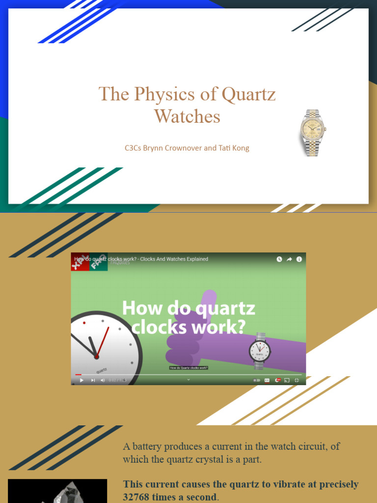 Quartz Watch Physics Explained | PDF