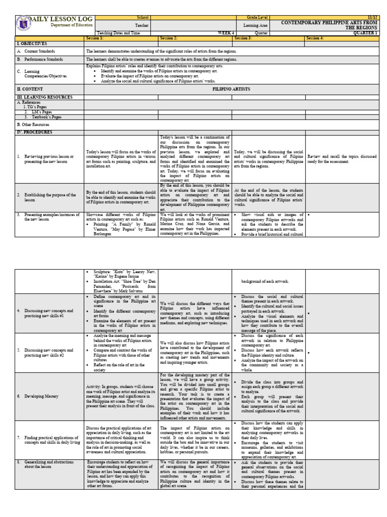 Cpar Q1 Week4 | PDF | Knowledge | Critical Thinking