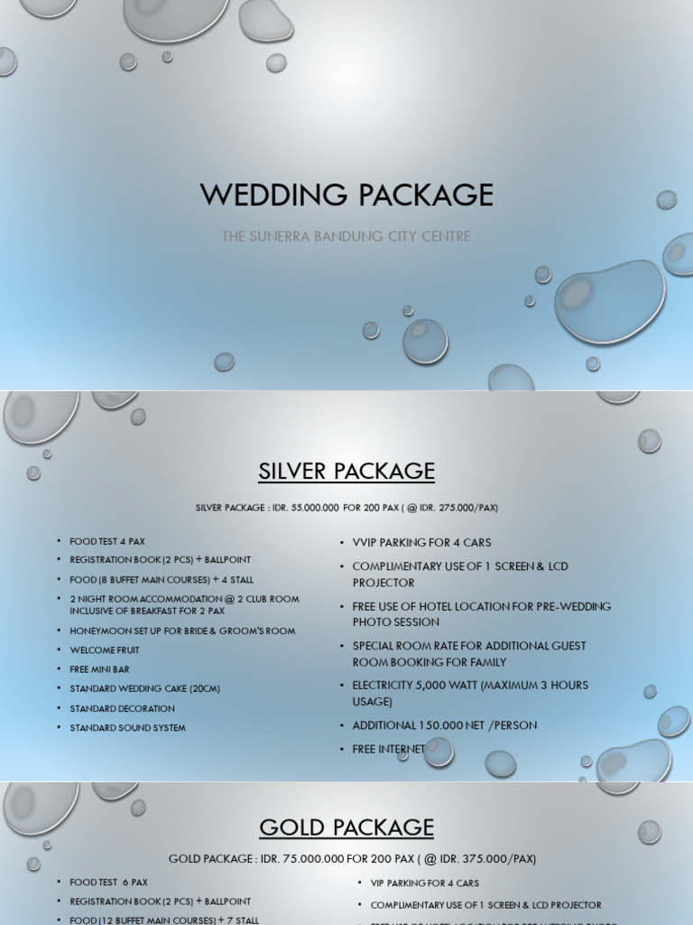 wedding-package-pdf-B1xNY0w78 | PDF | Bride | Wedding
