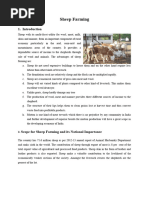 Sheep Project Report | PDF | Sheep | Internal Rate Of Return