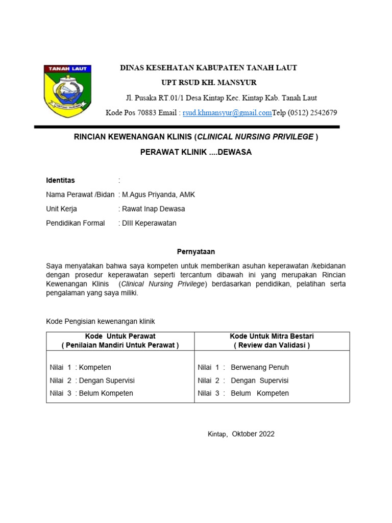 Format Ak.2 Dewasa | PDF