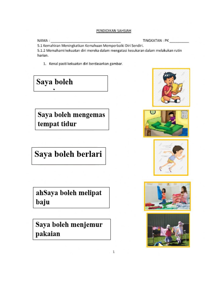 Latihan Sahsiah 2 | PDF