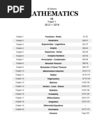 IB Math AA HL Formula Booklet 2023 | PDF | Area | Logarithm