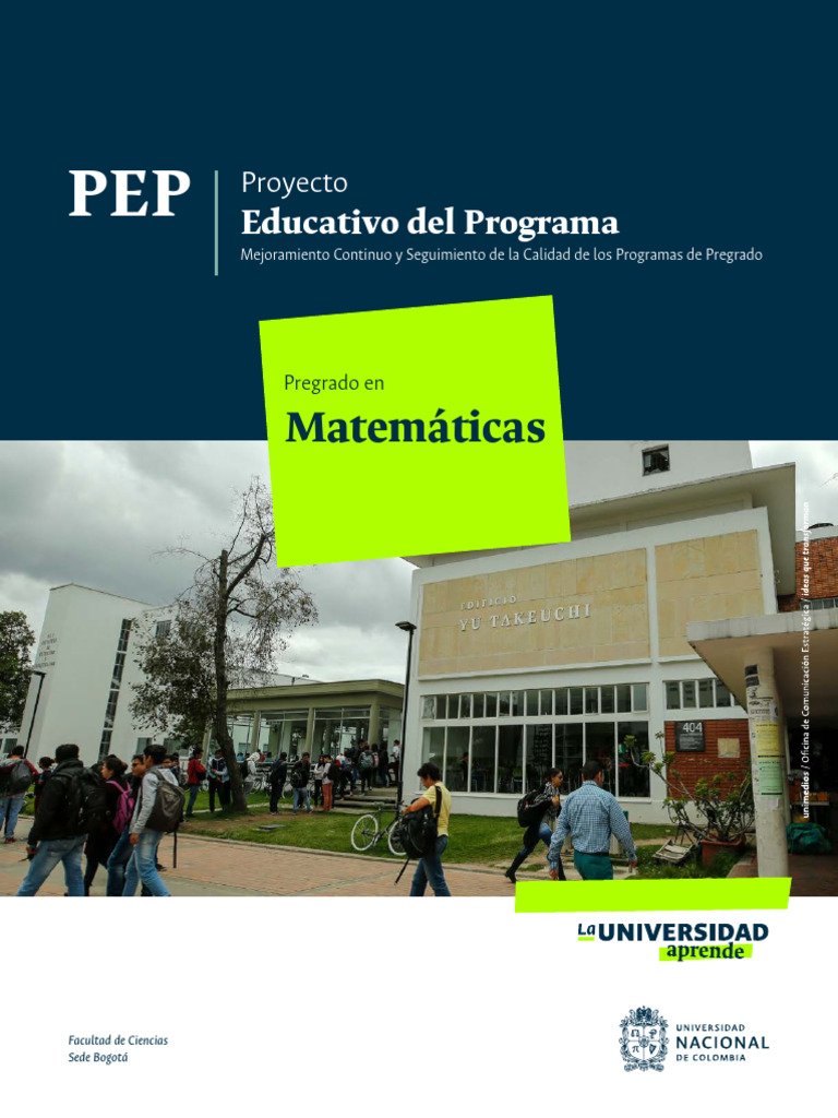 Matematicas Unal | PDF | Plan de estudios | Matemáticas