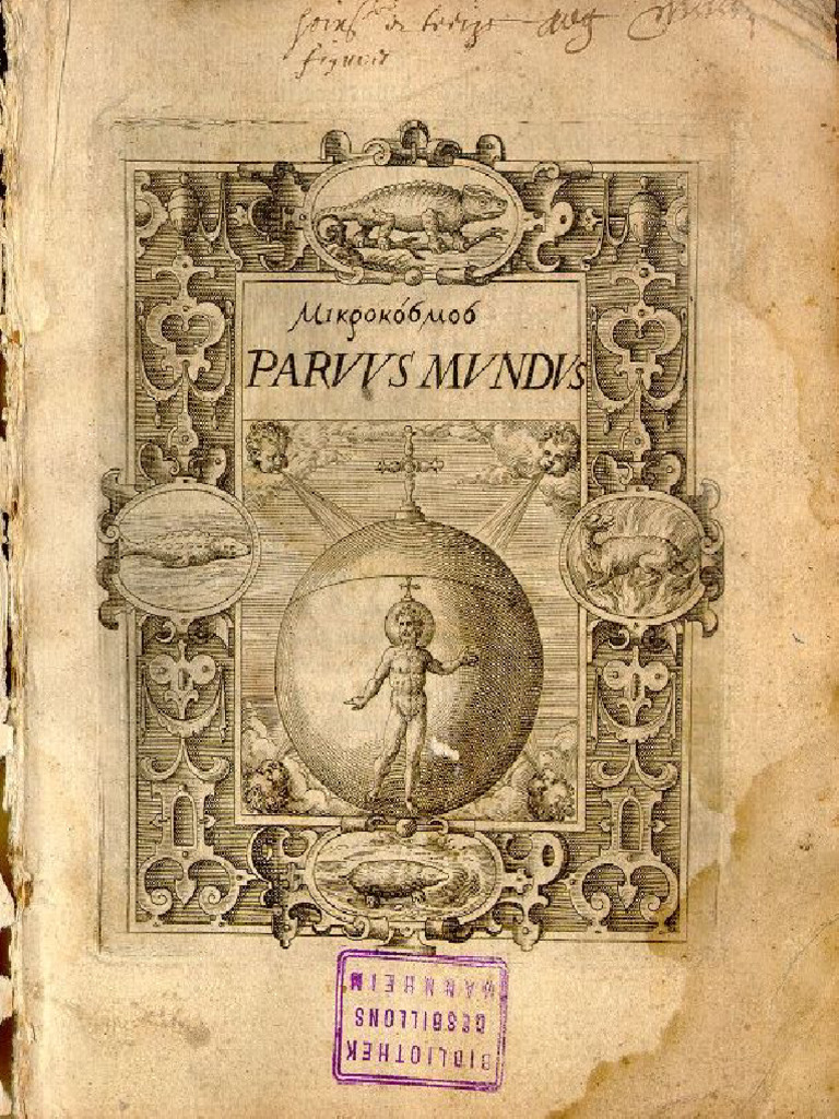 Microcosmos Parvus Mundus | PDF
