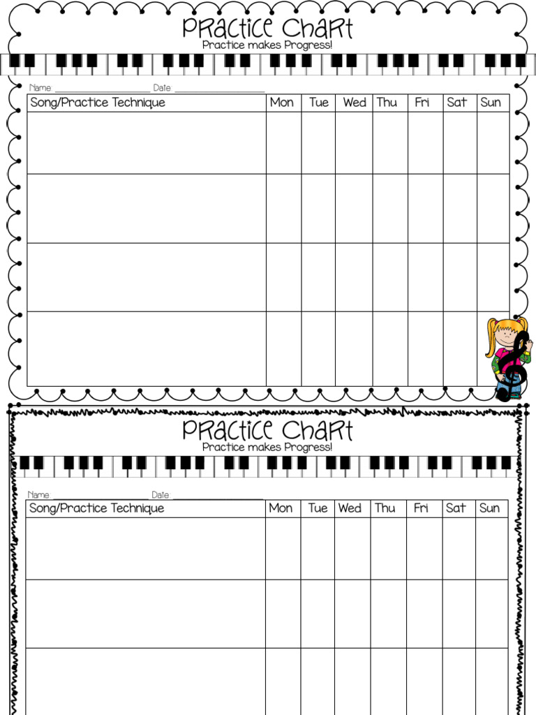 Instrument Practice Chart | PDF