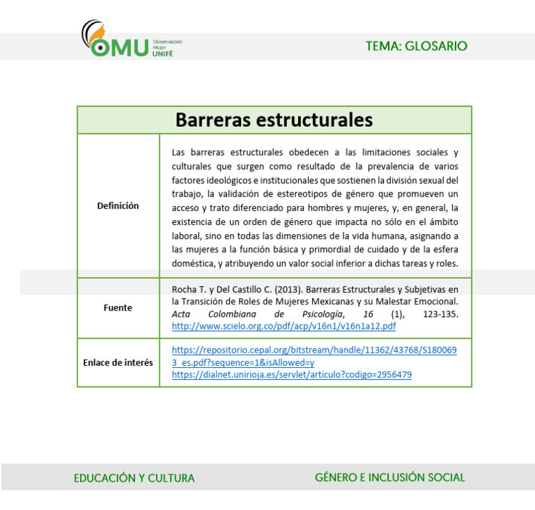 Barreras Estructurales | PDF