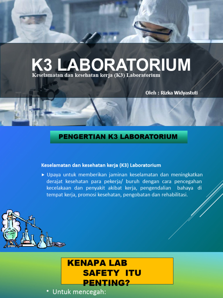 K3 Laboratorium - Rizkawidy1 | PDF | Sains & Matematika