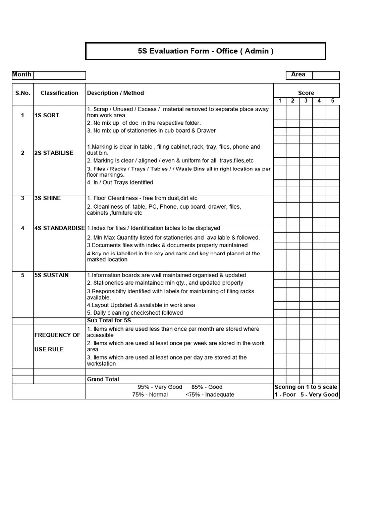 Office 5S - Admin | PDF | Computing