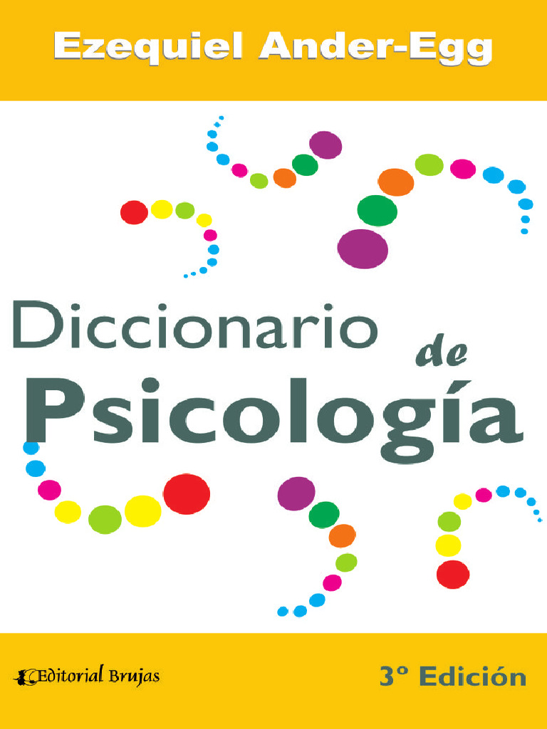 Diccionario de Psicología (Ezequiel Ander-Egg) | PDF