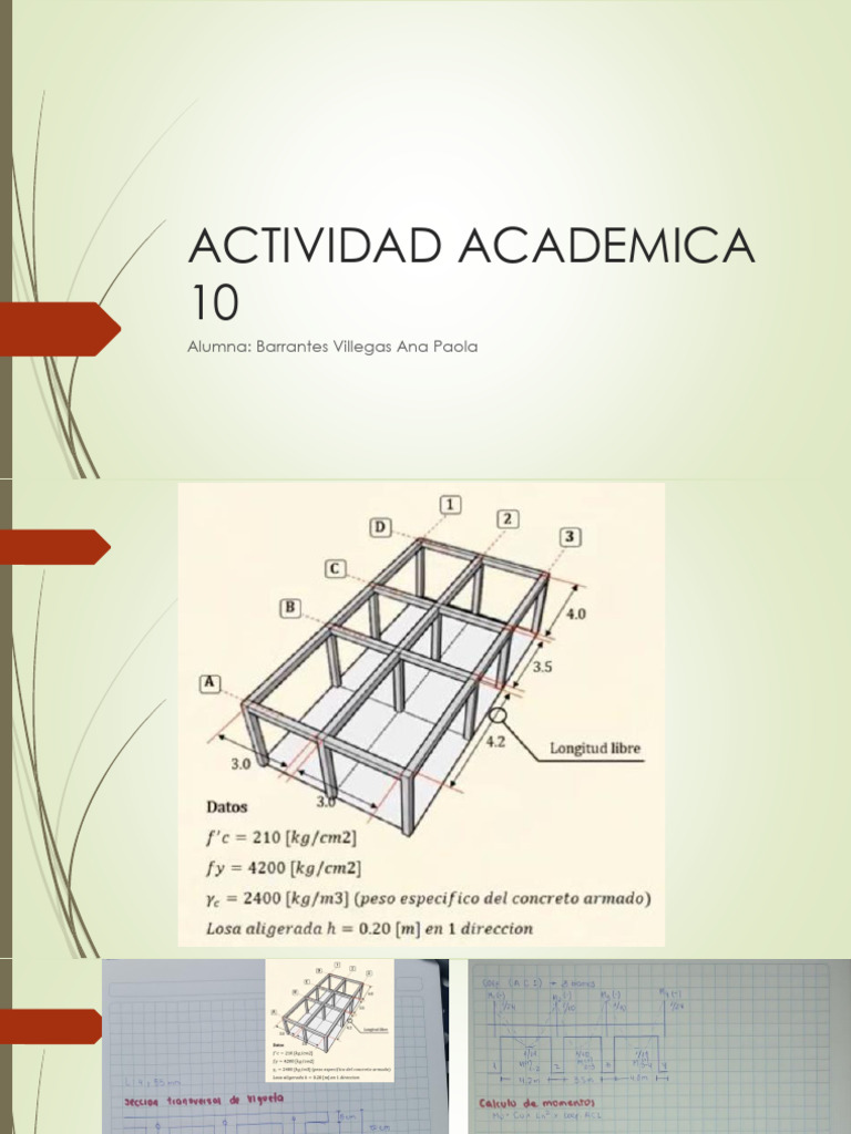 ACTIVIDAD ACADEMICA 10 Estructura | PDF