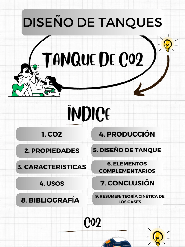 Diseño y Propiedades de Tanques de CO2 | PDF | Gases | Materiales