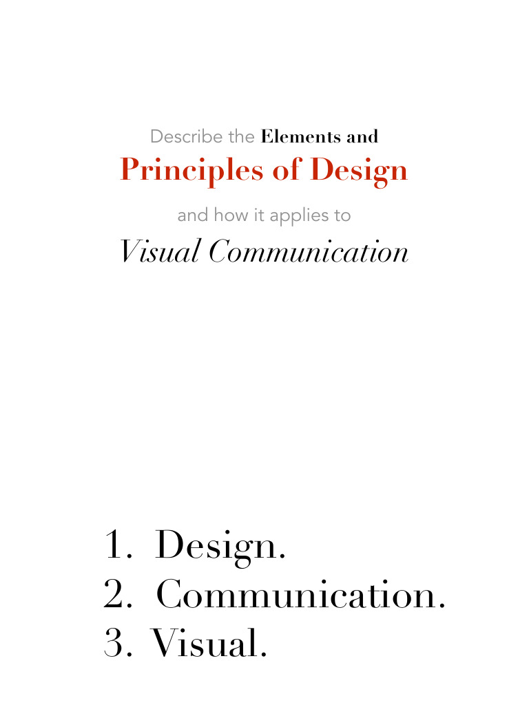 Elements & Principles of Design PDF | PDF | Shape | Texture Mapping