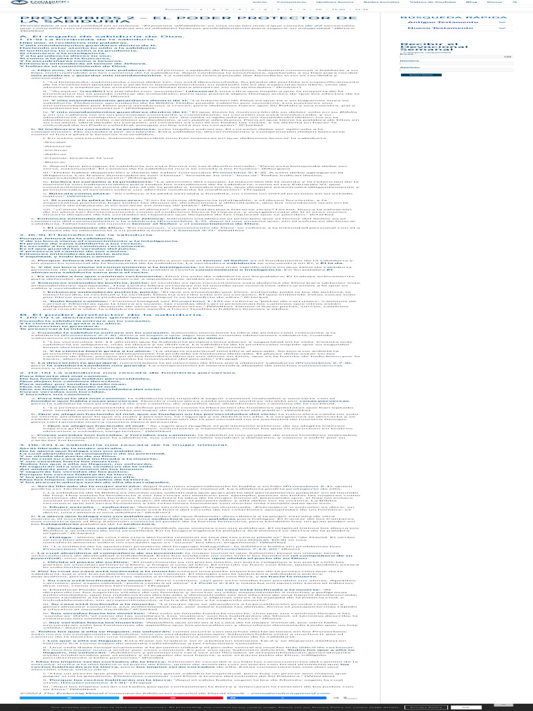 Enduring Word Bible Commentary Proverbios 2 | PDF | Libro de proverbios | Sabiduría