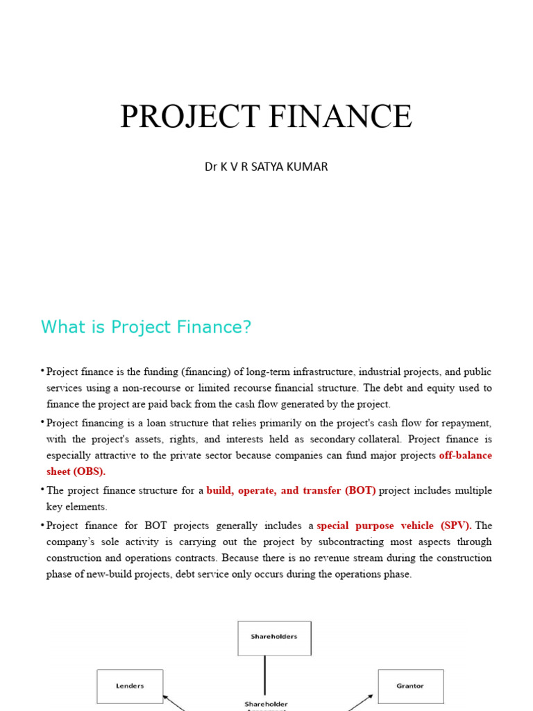 Project Finance | PDF