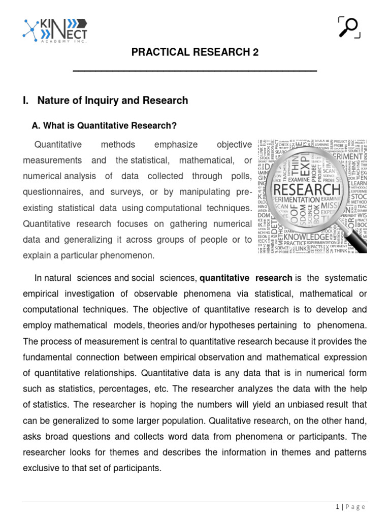 Practical Research 2 | PDF