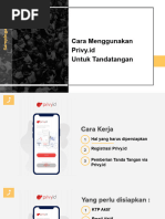 Panduan Registrasi & Tanda Tangan Privy ID-1 | PDF