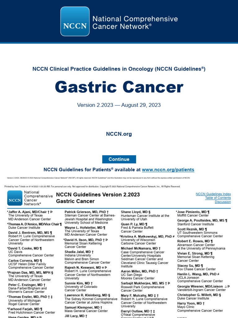 Gastric | PDF | Therapy | Esophageal Cancer